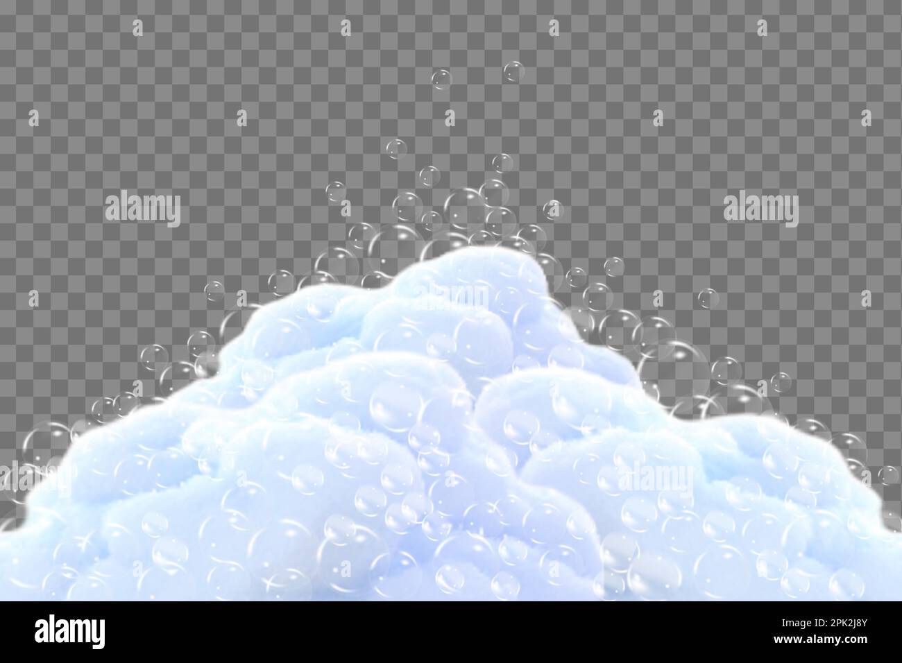 Shampoo bubbles texture.Bath foam isolated on transparent background ...