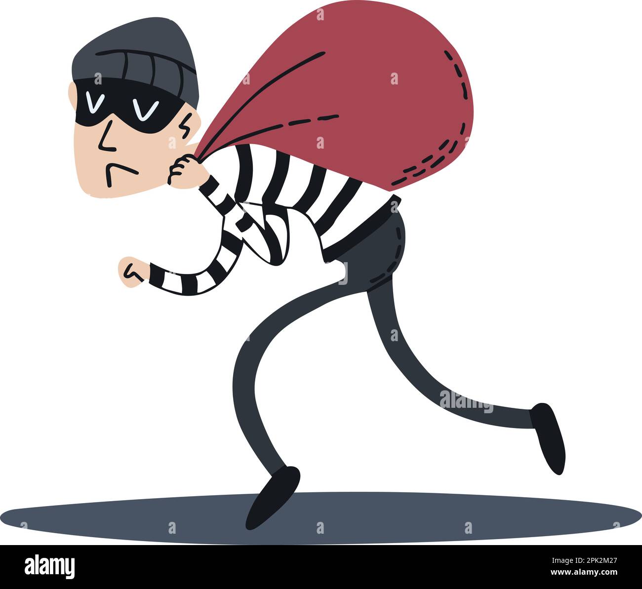 Running Thief Clipart