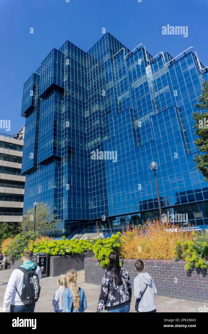 The Thames side view of The Northern & Shell Building in London, UK ...