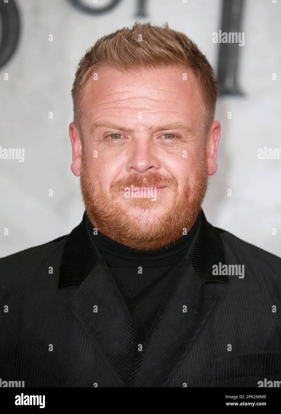 Owain Arthur attends the World Premiere of "The Lord Of The Rings: The Rings Of Power" Odeon ...