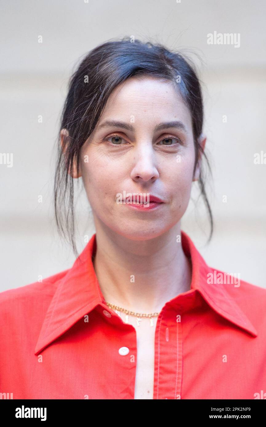 Reims, France. 05th Apr, 2023. Anne Azoulay attending a Portrait ...