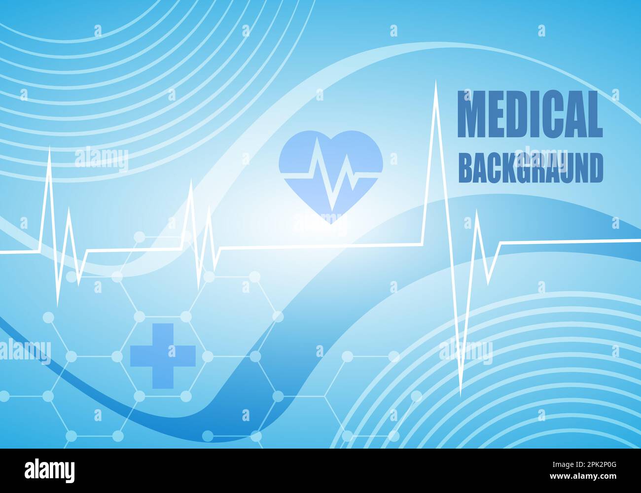Cute background with light wave for medicine Stock Vector Image & Art ...