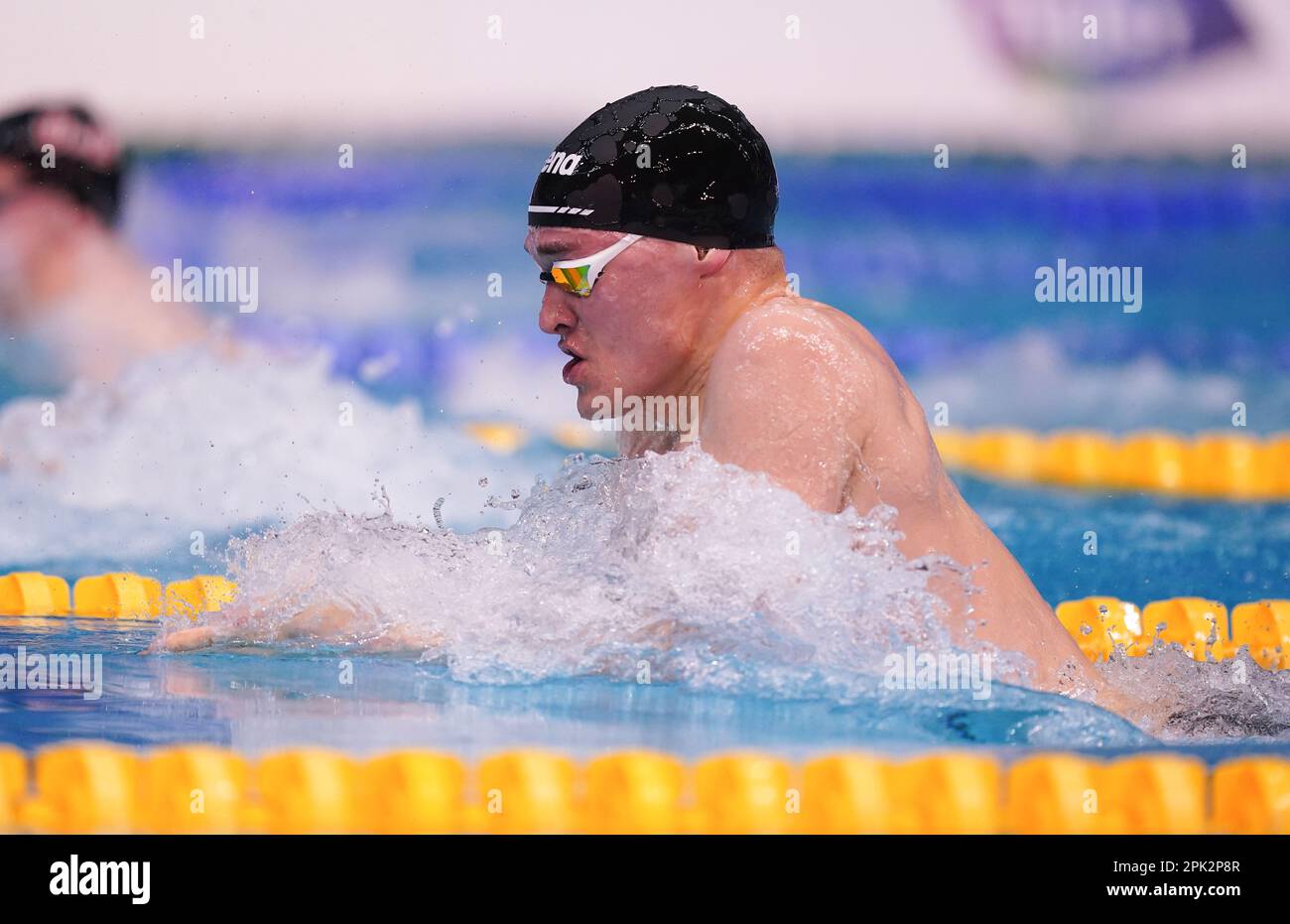 James Wilby in the Men's 50m Breaststroke heats on day two of the ...