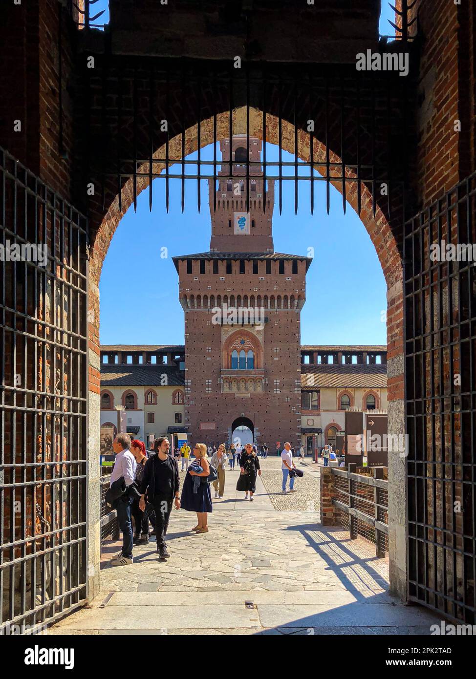 Castello Sforzesco (Sforza Castle) Milan, Italy Stock Photo - Alamy