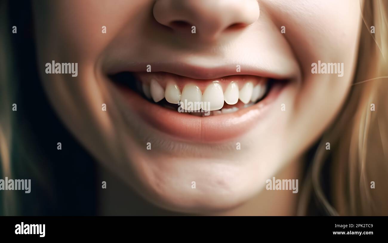 Perfect smile and teeth hi-res stock photography and images - Alamy
