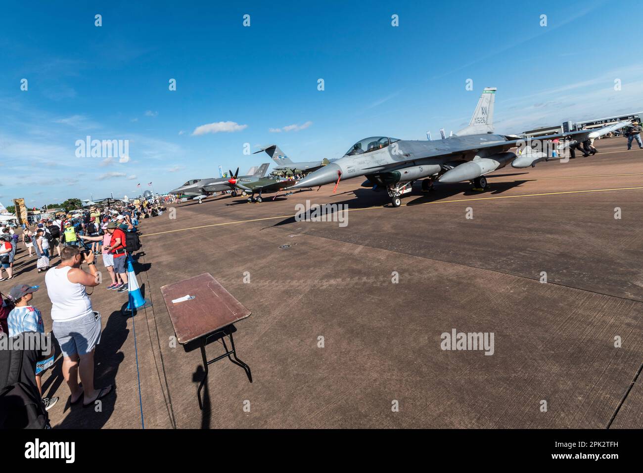 Royal International Air Tattoo airshow at RAF Fairford, Gloucesershire ...