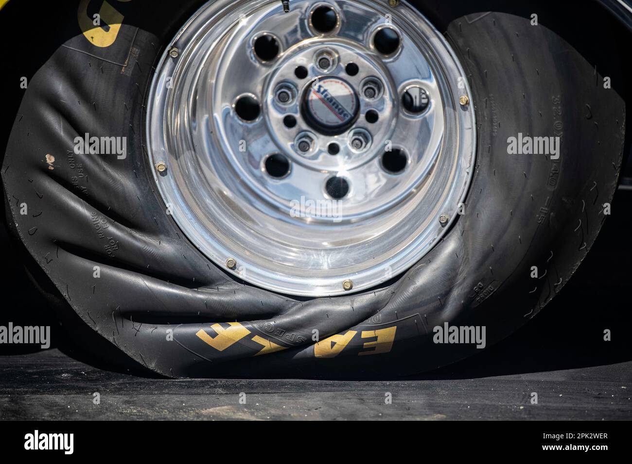 Pomona, United States. 31st Mar, 2023. The Tire of John Forces Funny ...