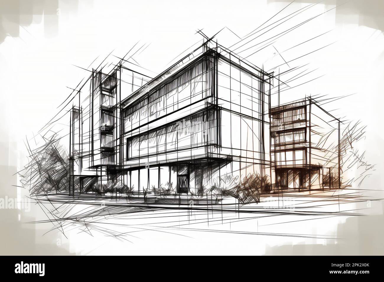 Construction plan complex drawing hi-res stock photography and images ...