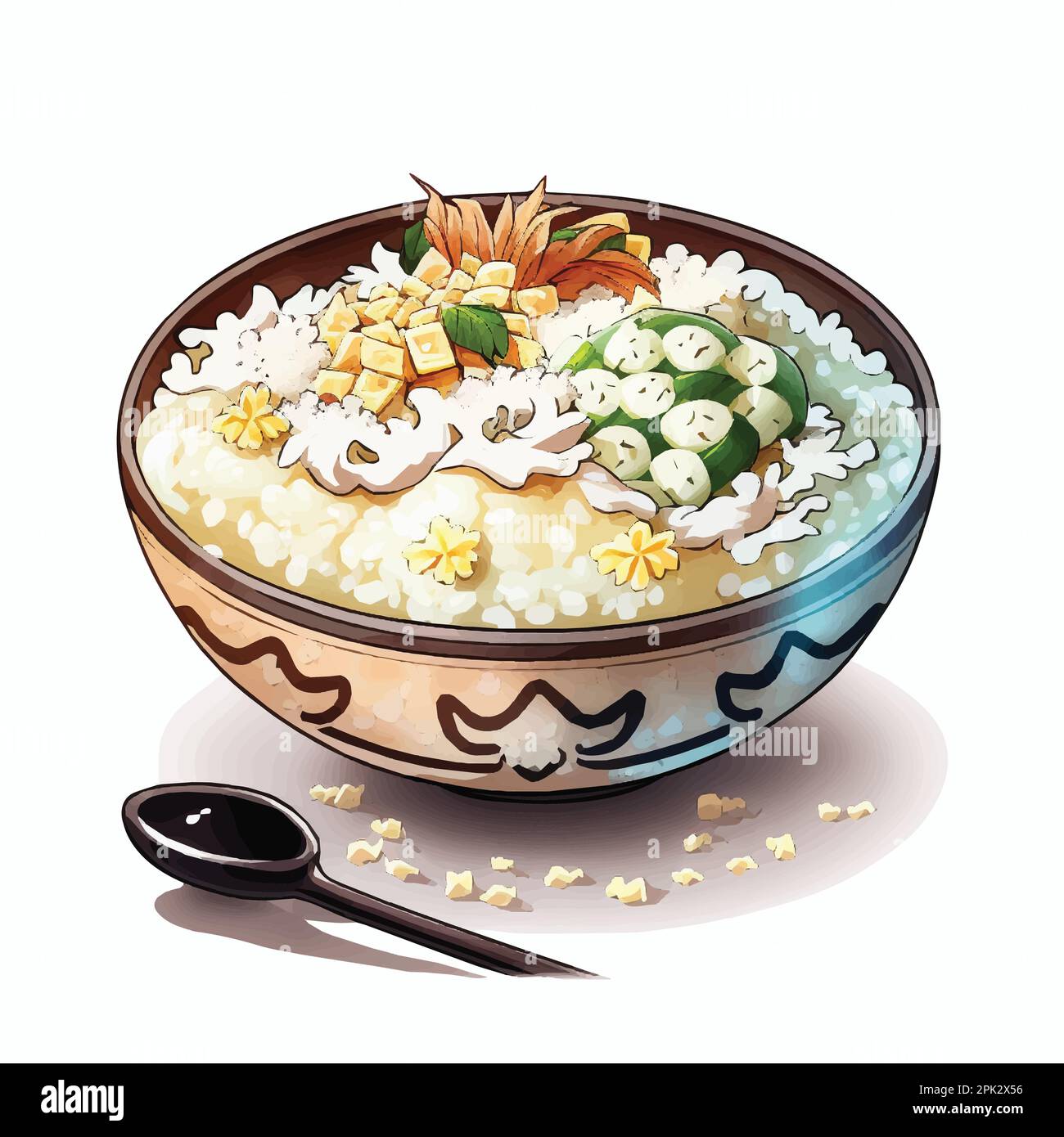 Sauteed rice Stock Vector Images - Alamy