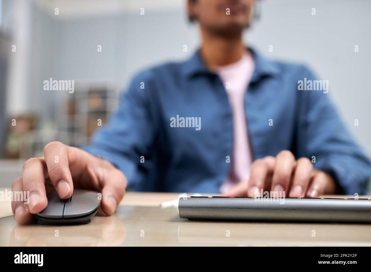 Hands unrecognizable male programmer hi-res stock photography and ...
