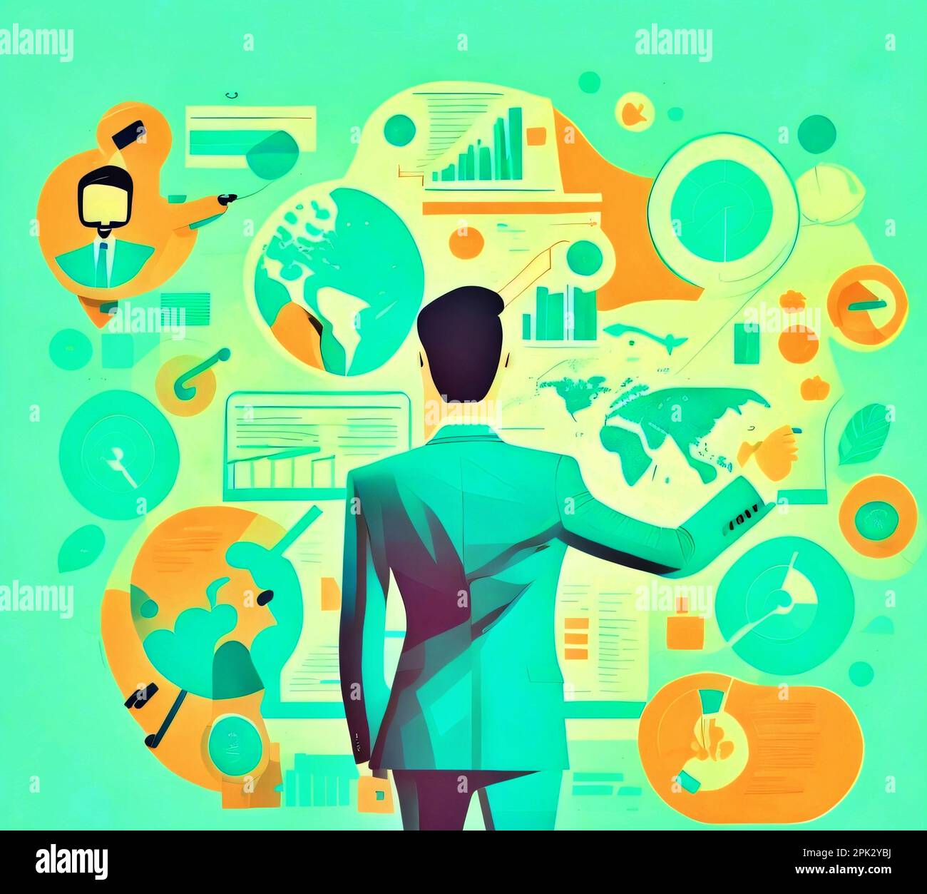 Project management , updating planning schedule with charts at the ...