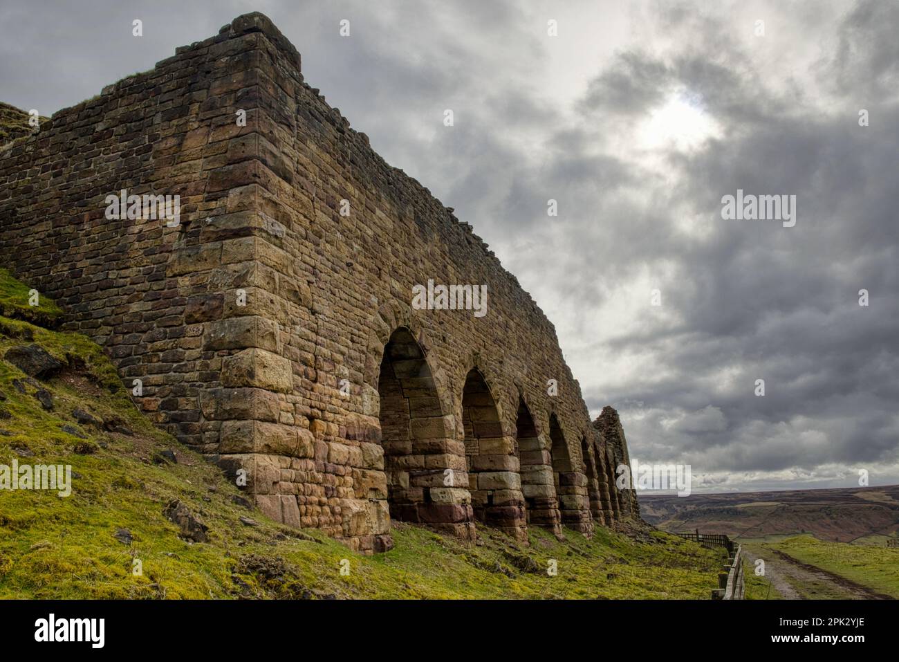 Rosedale chimney, north yorkshire moors hi-res stock photography and ...