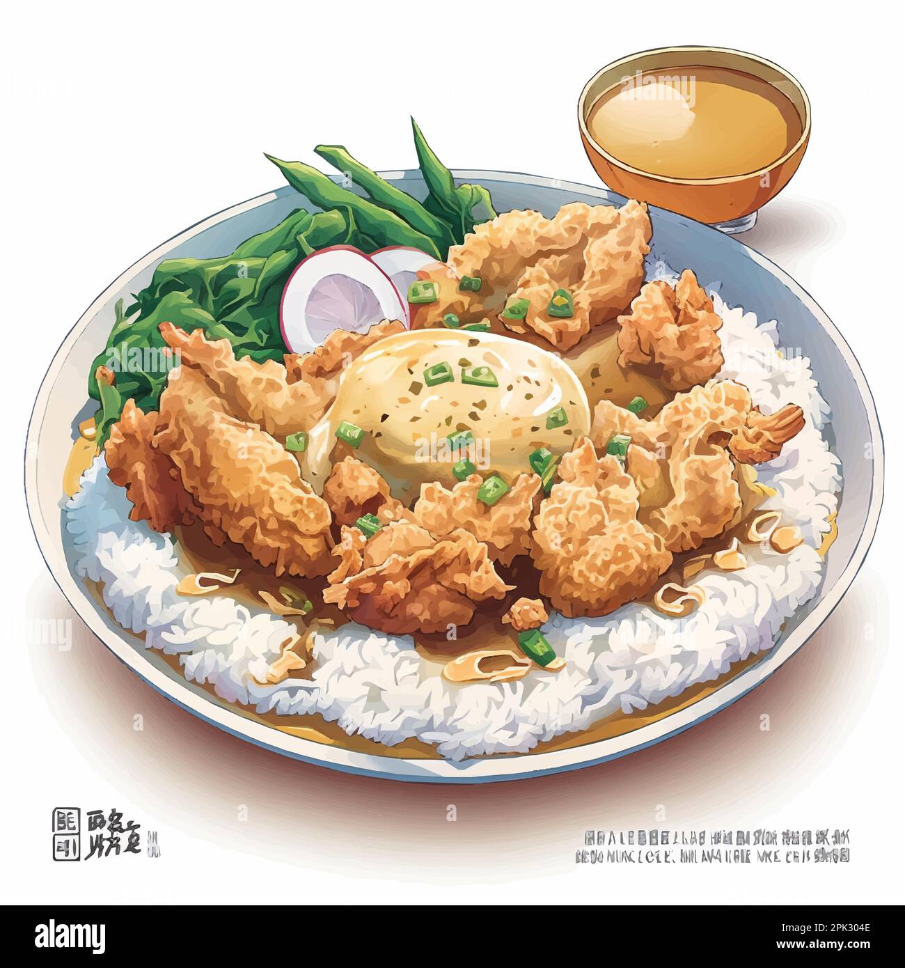 Sauteed rice Stock Vector Images - Alamy