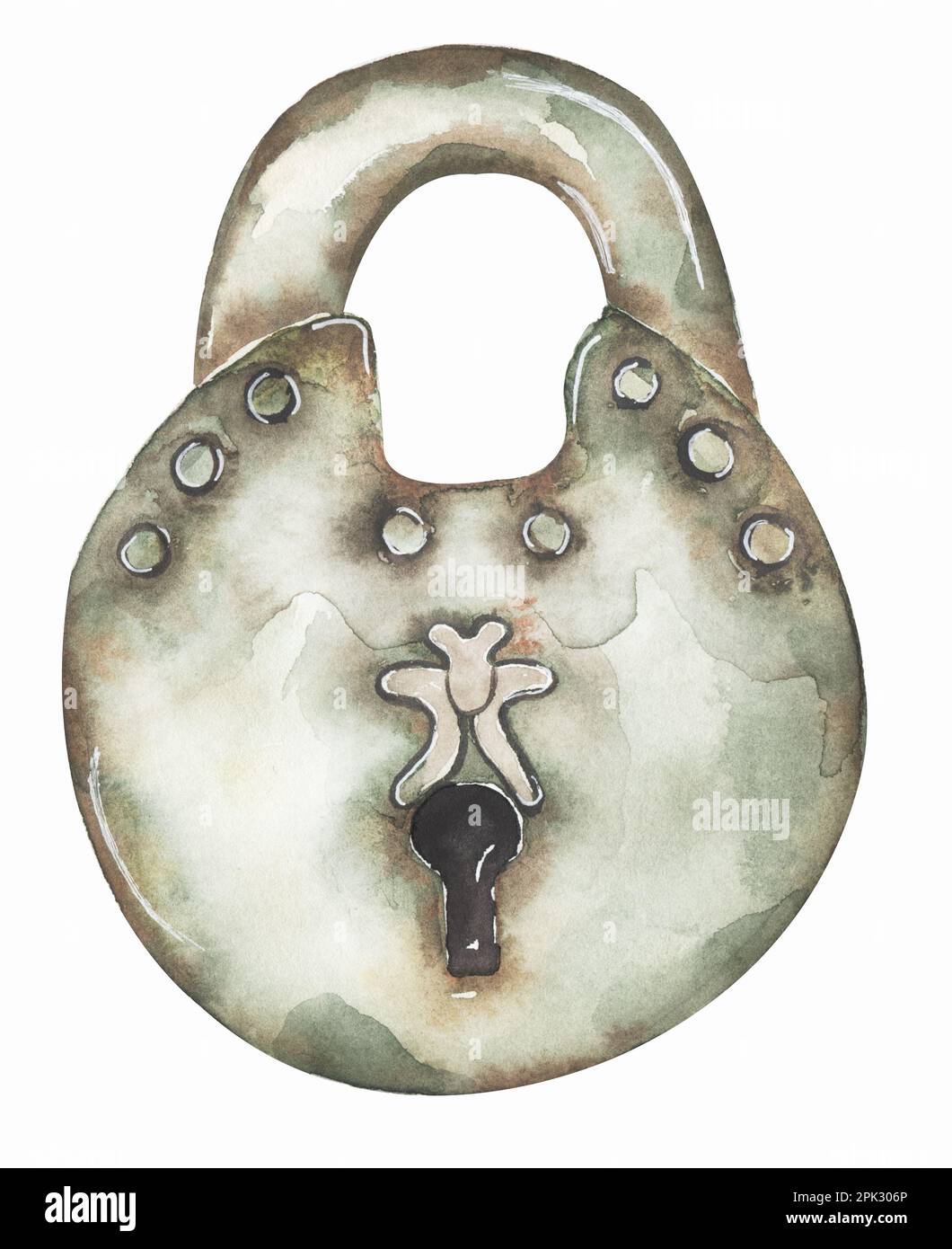 Vintage Lock And Key Clip Art 1,087 Old Key Lock High Res