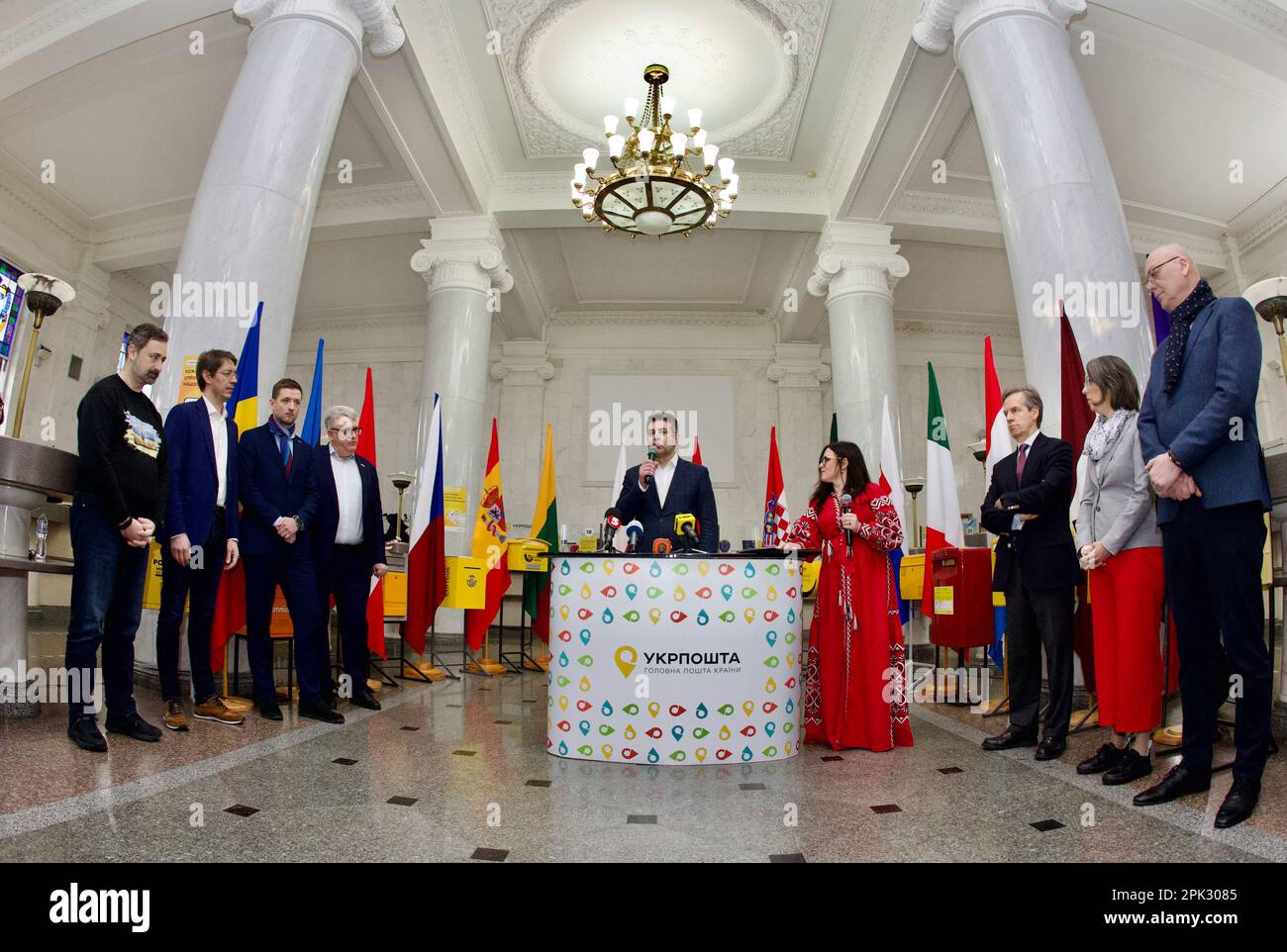 KYIV, UKRAINE - APRIL 5, 2023 - Participants are pictured during the ...