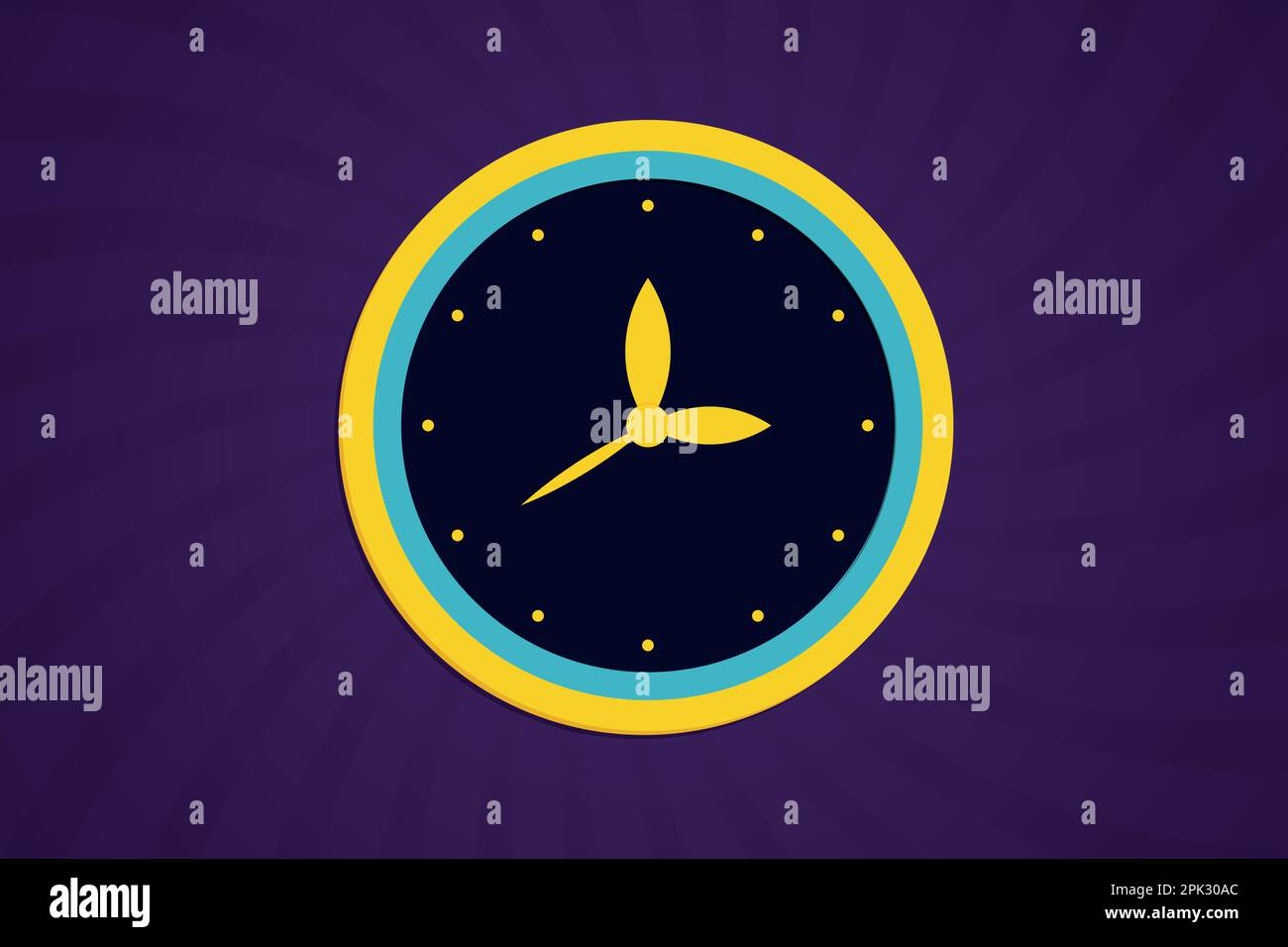 Modern clock for vector illustration Stock Vector Image & Art - Alamy