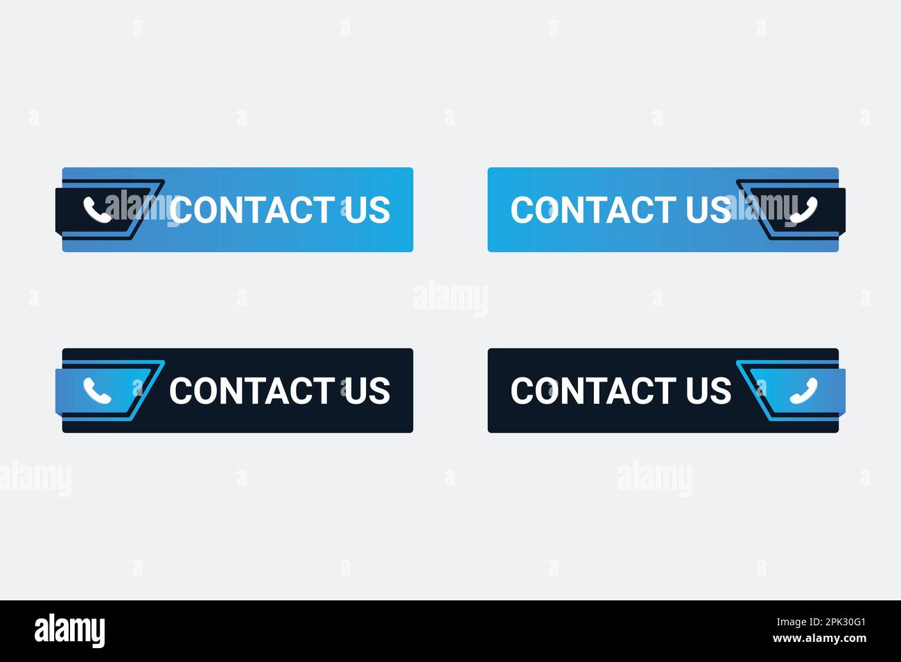 Contact us button for vector illustration Stock Vector Image & Art - Alamy