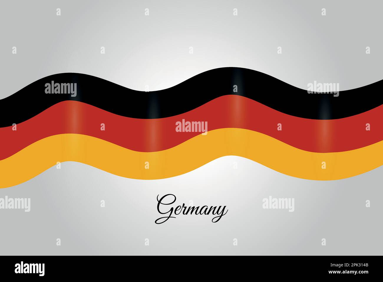 Germany flag design ribbon concept Stock Vector Image & Art - Alamy