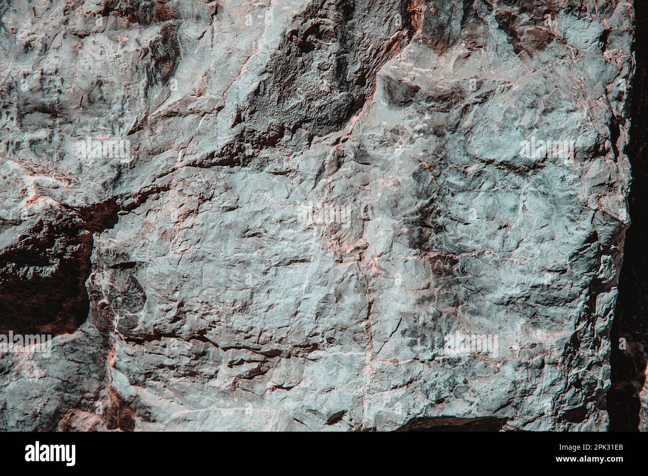 Stone texture of an old rough building wall with cracks, reliefs, plots ...