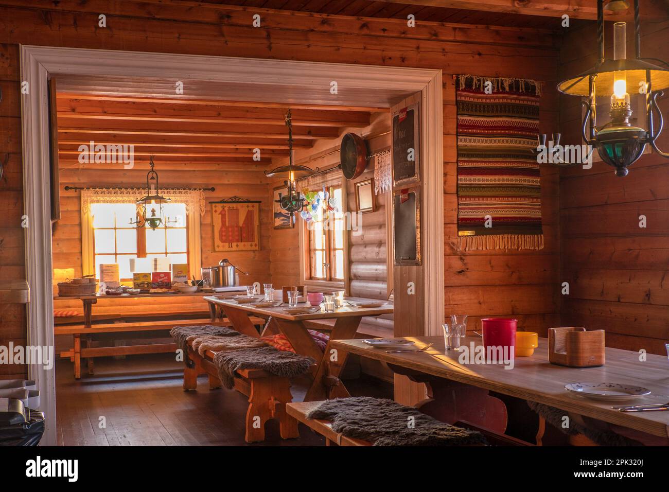 Tuva mountain hut on the Hardanger plateau in Norway Stock Photo - Alamy