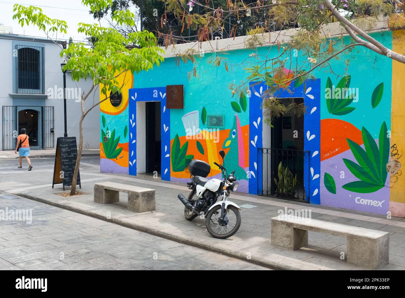 Historical center of Oaxaca , Mexico Stock Photo - Alamy