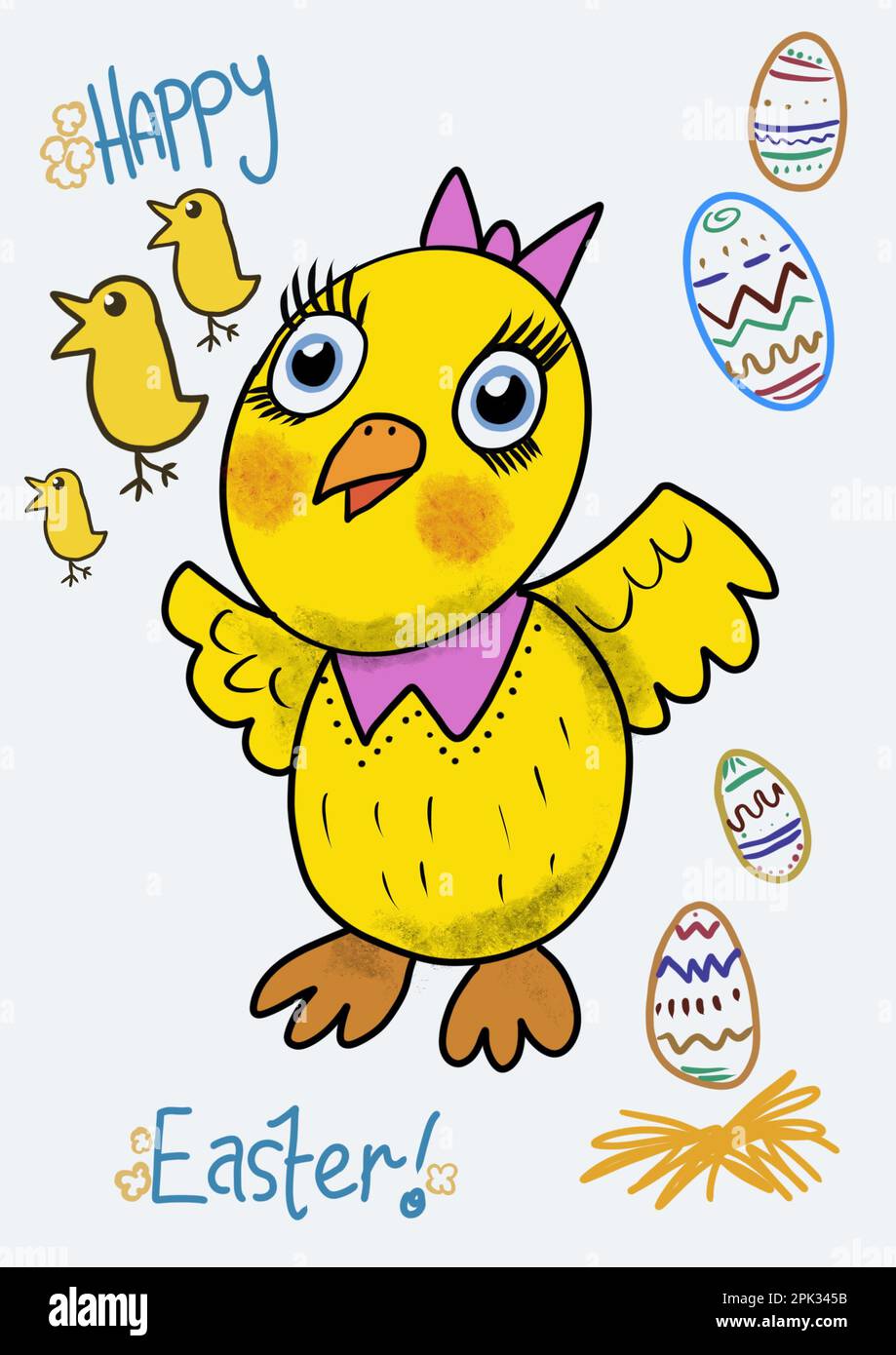 happy easter chick Stock Photo - Alamy