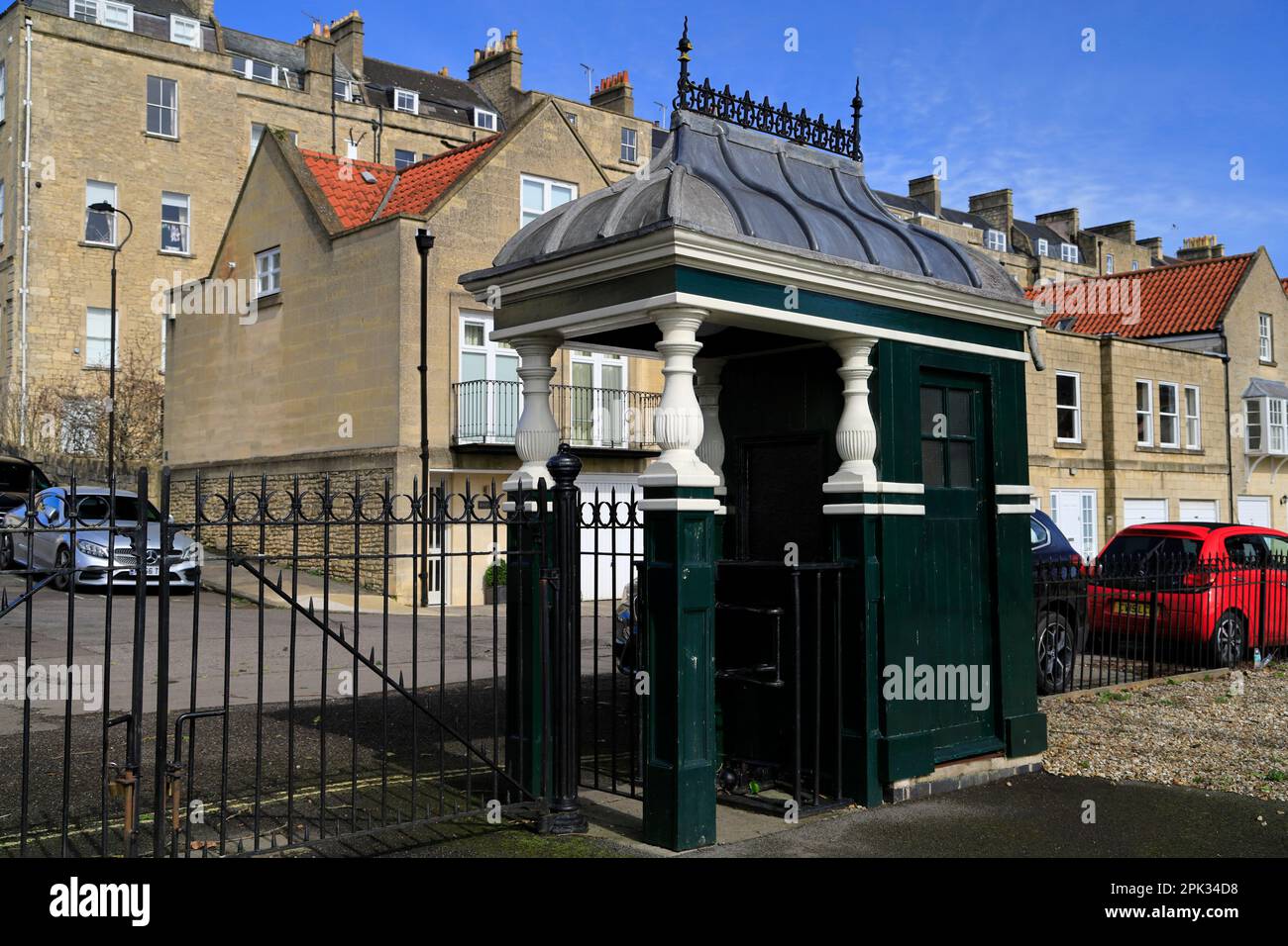 Old fashioned turnstile, The Rec, Bath, Somerset Stock Photo - Alamy