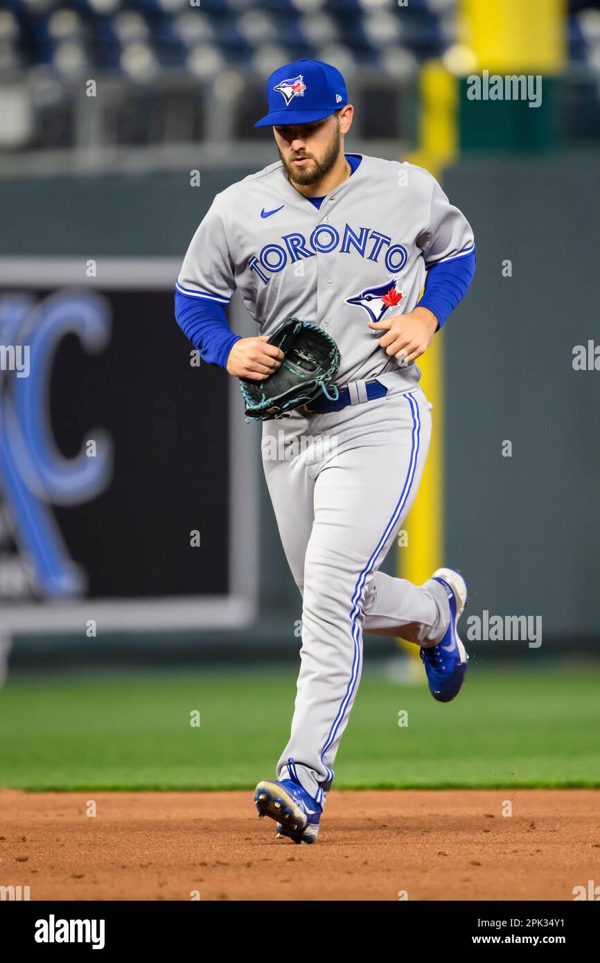 Toronto Blue Jays relief pitcher Zach Pop comes into the game during ...