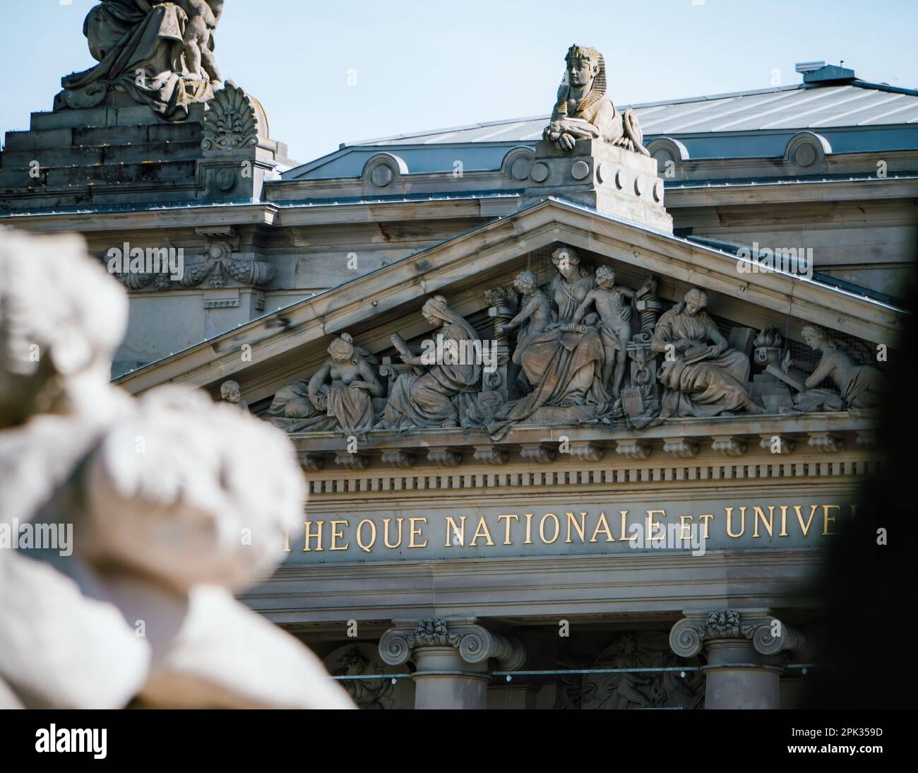 The National University Library of Strasbourg is a stunning ...