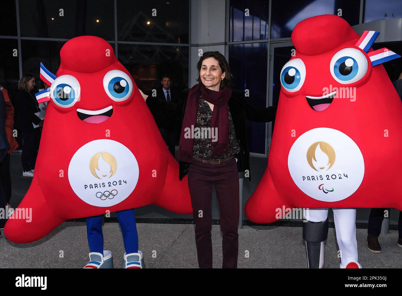 Nice, France. 03rd Apr, 2023. Amelie Oudea-Castera, French Minister of ...