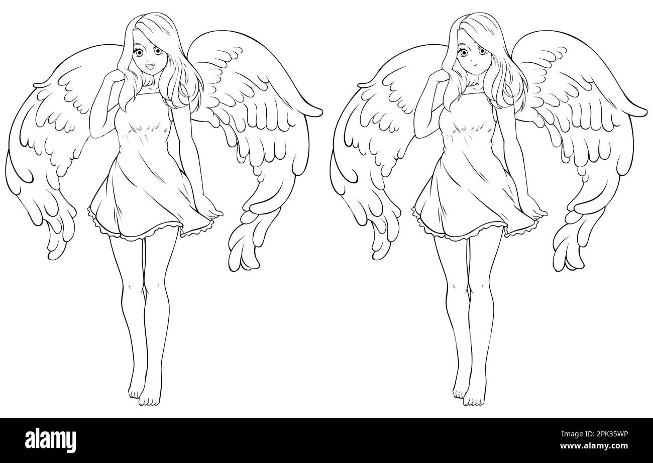 Anime Angel Drawings Easy