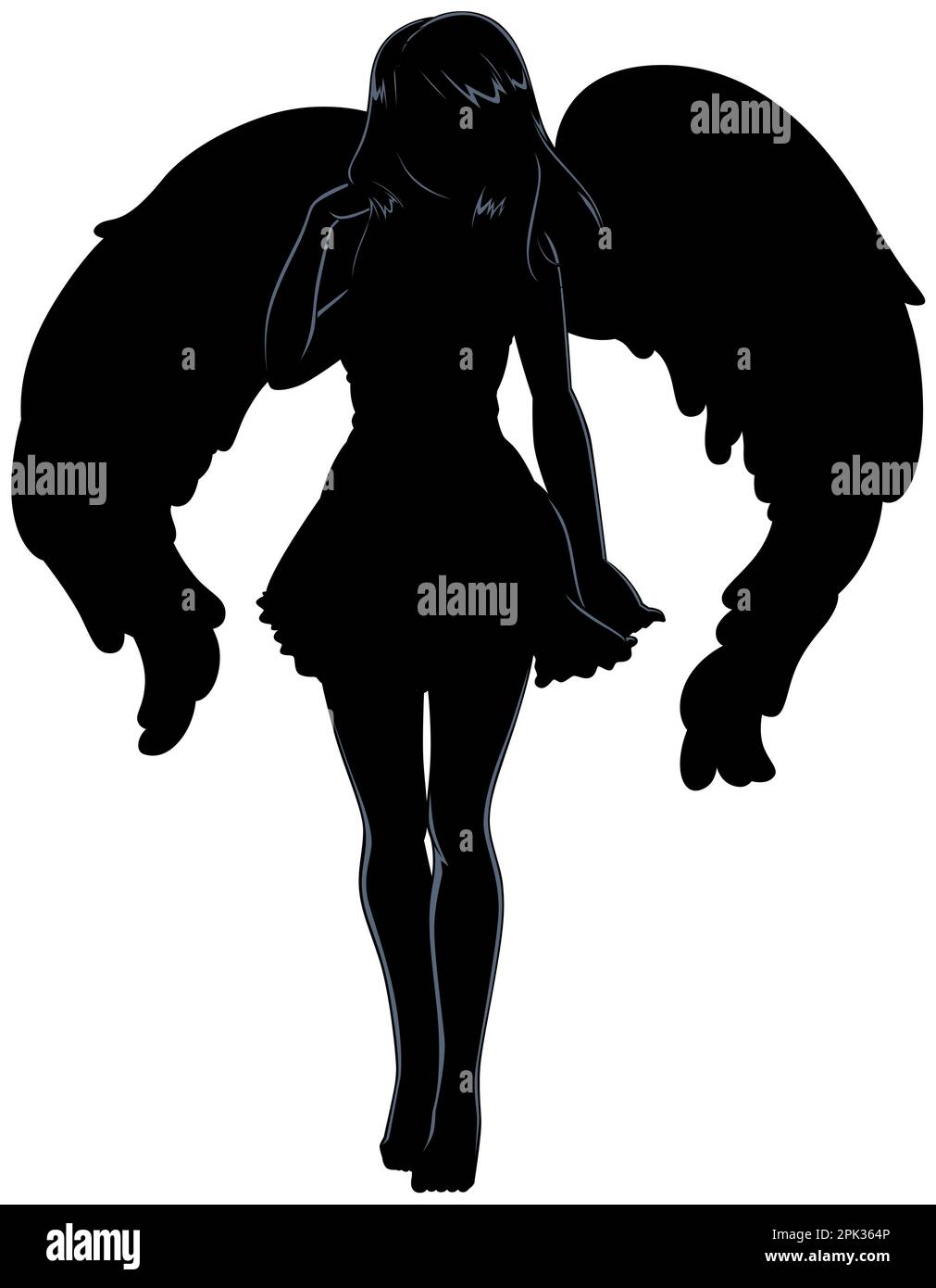Angel anime hi-res stock photography and images - Alamy