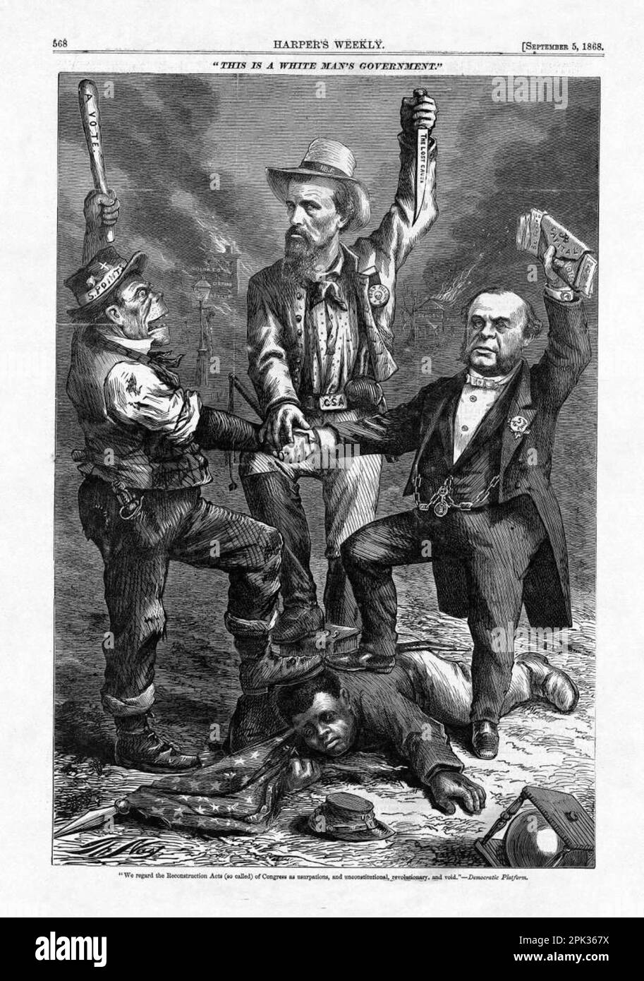 Thomas nast cartoon hi-res stock photography and images - Alamy