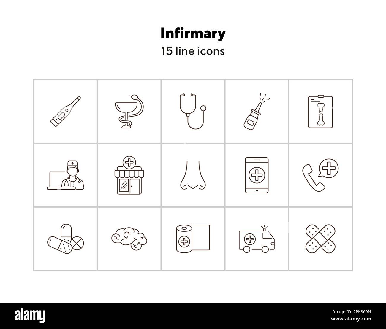 Hospital infirmary Cut Out Stock Images & Pictures - Alamy