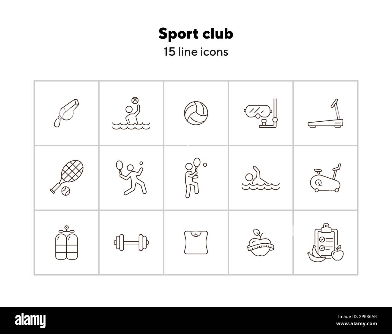 Sport tennis fruit Stock Vector Images - Alamy