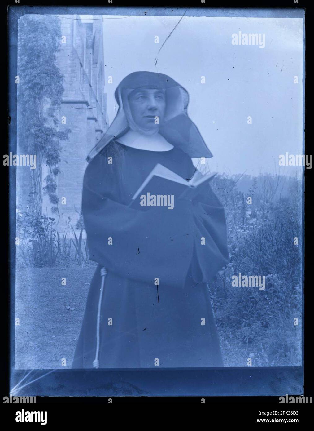 Portrait of a nun Stock Photo - Alamy