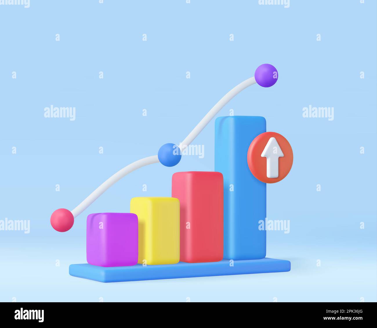 Graph icon concept financial Stock Vector Images - Alamy
