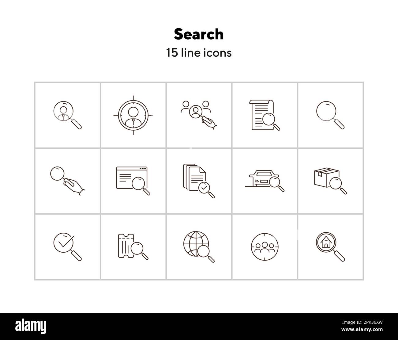 Goal tracking icons Cut Out Stock Images & Pictures - Alamy
