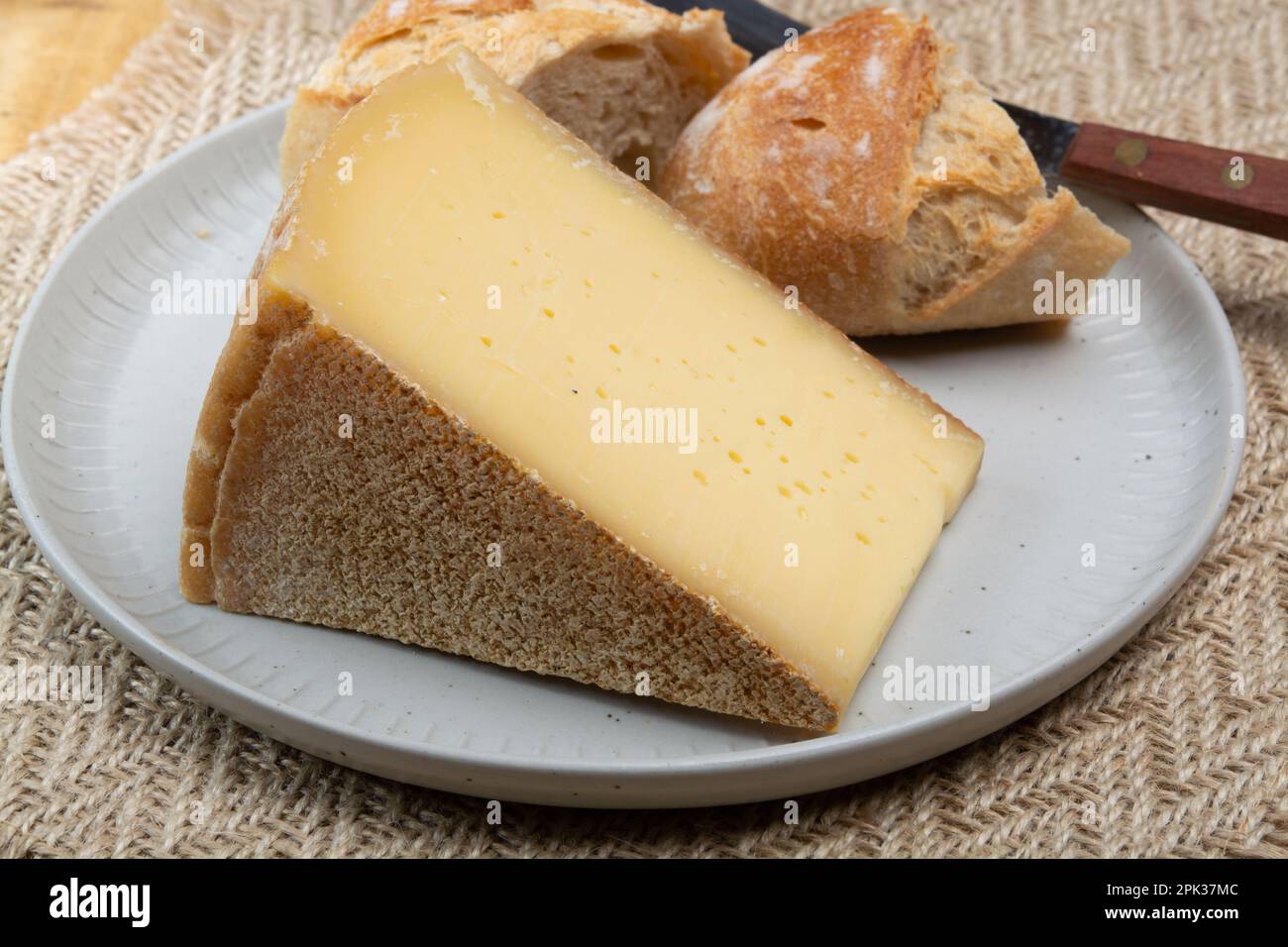 Swiss cheese collection, gruyere cheese made from unpasteurized cow's ...