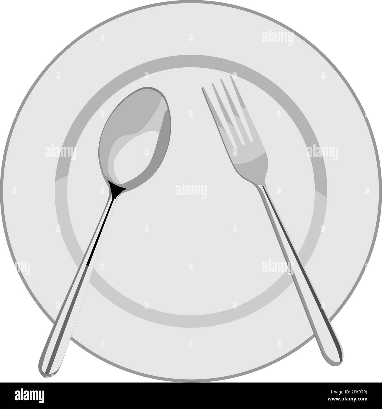 Food utensil clipart Black and White Stock Photos & Images - Alamy