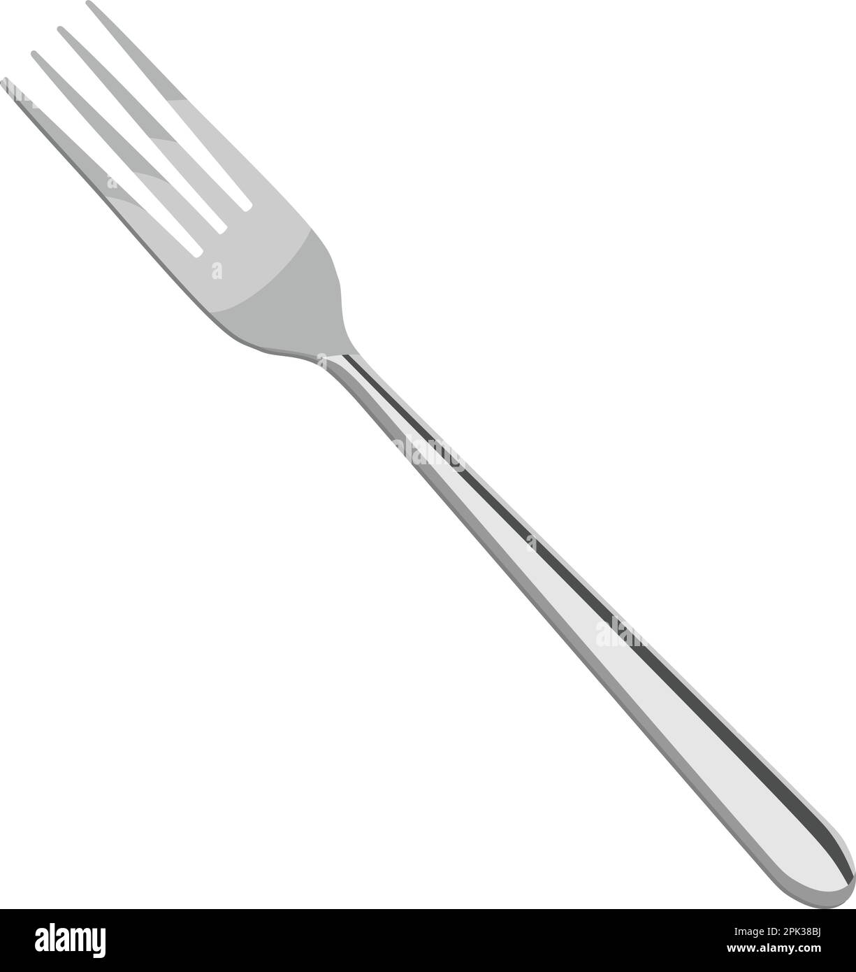 Fork Metal Eat Utensil Vector Stock Vector Image & Art - Alamy