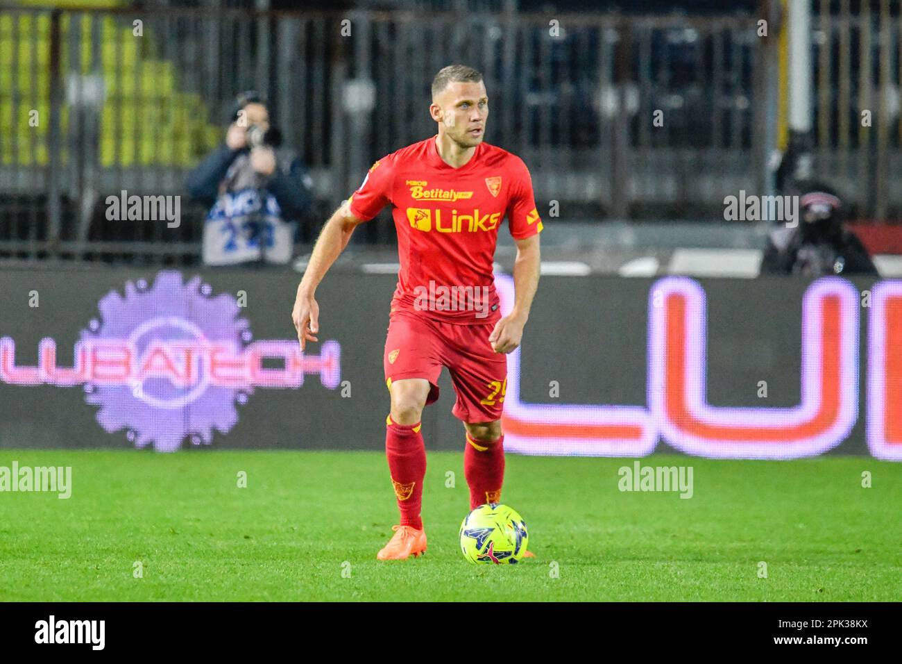 Carlo Castellani stadium, Empoli, Italy, April 03, 2023, Lecce's Alexis ...