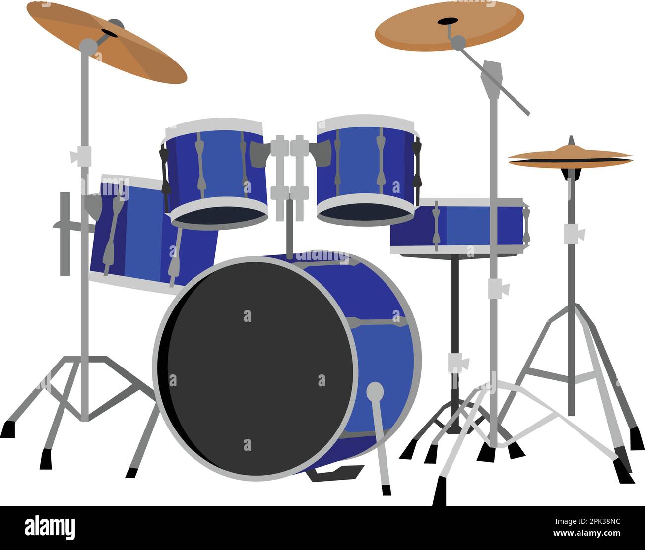 Musical instrument cymbals Cut Out Stock Images & Pictures - Alamy
