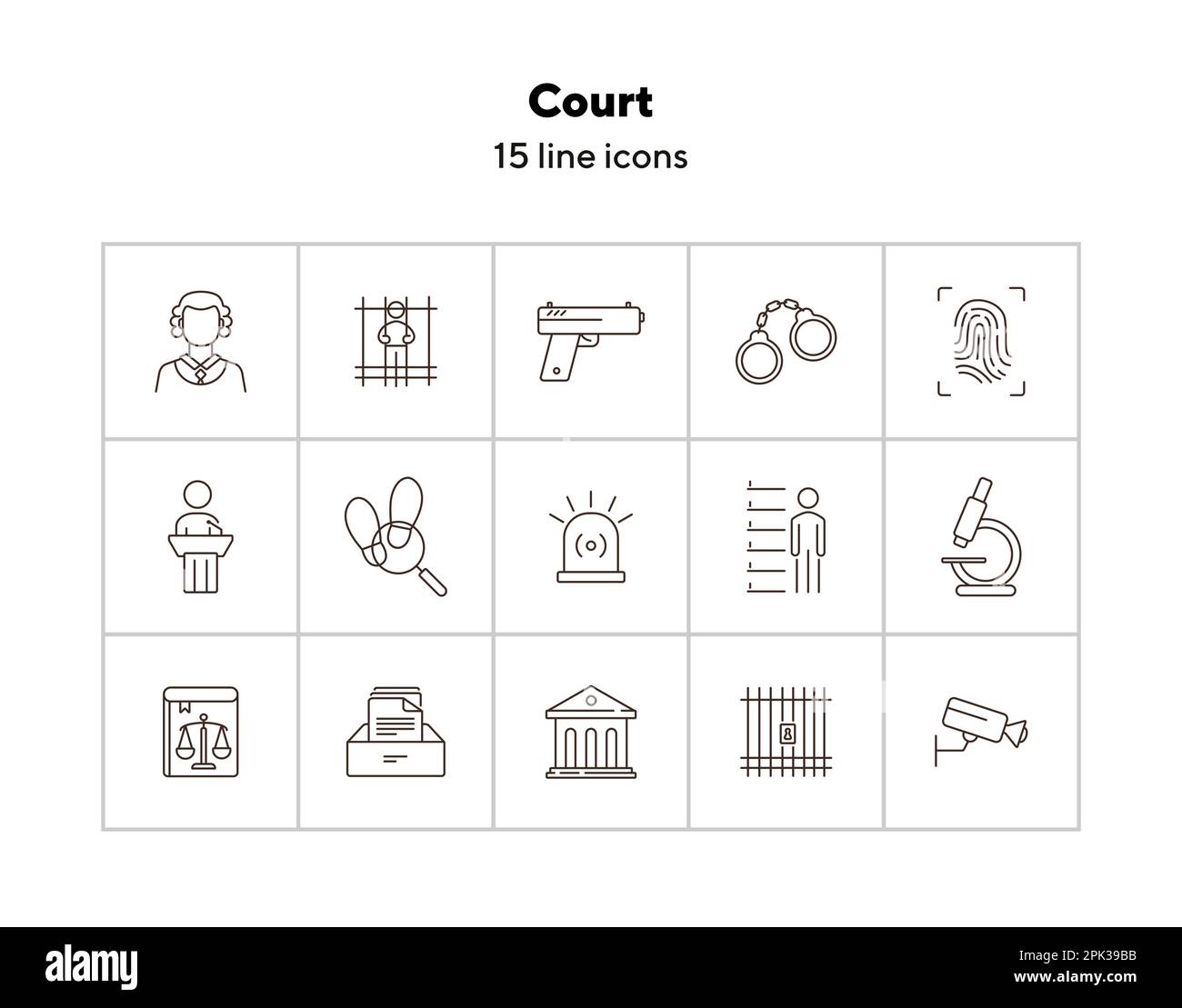 Investigation court Cut Out Stock Images & Pictures - Alamy