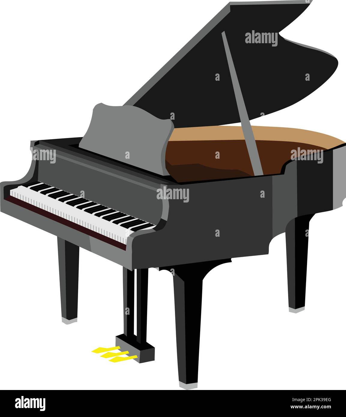 Classic Piano Music Instrument Stock Vector Image & Art - Alamy