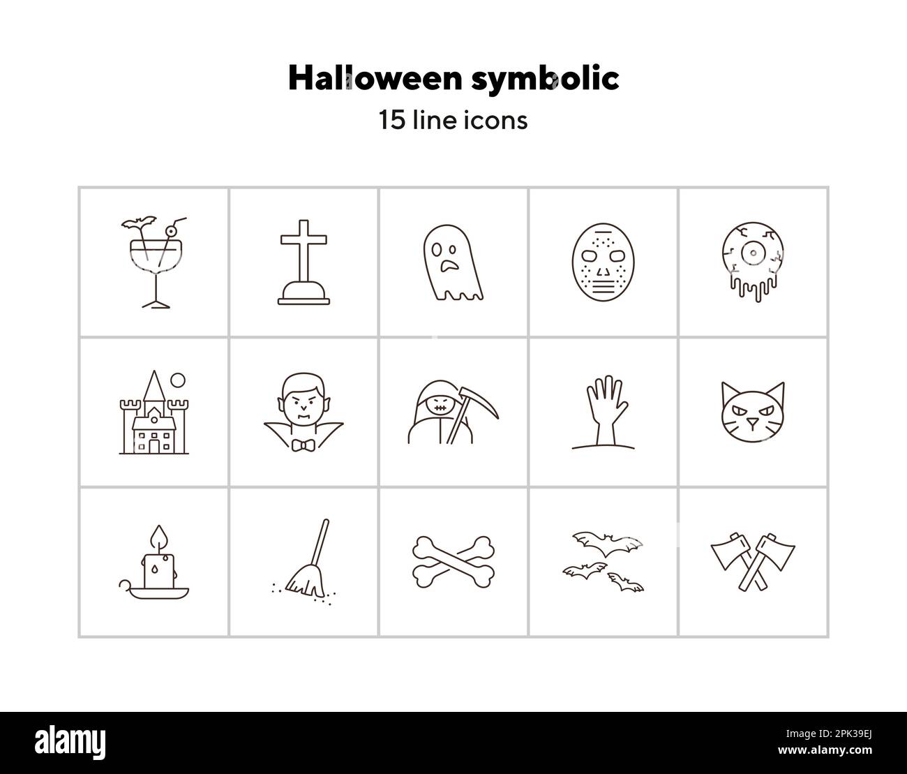 Halloween pumpkin lamp light Stock Vector Images - Alamy