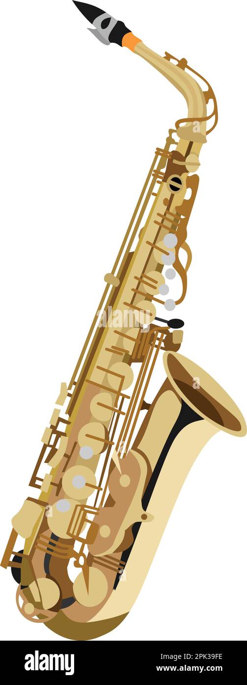 Saxophone clipart Cut Out Stock Images & Pictures - Alamy