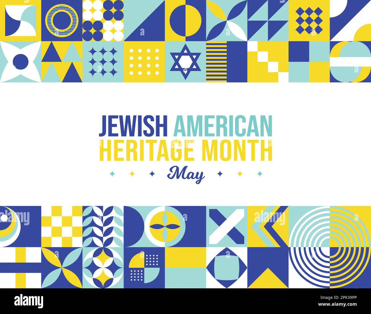 Jewish American Heritage Month Vector Illustration. May Awareness and ...
