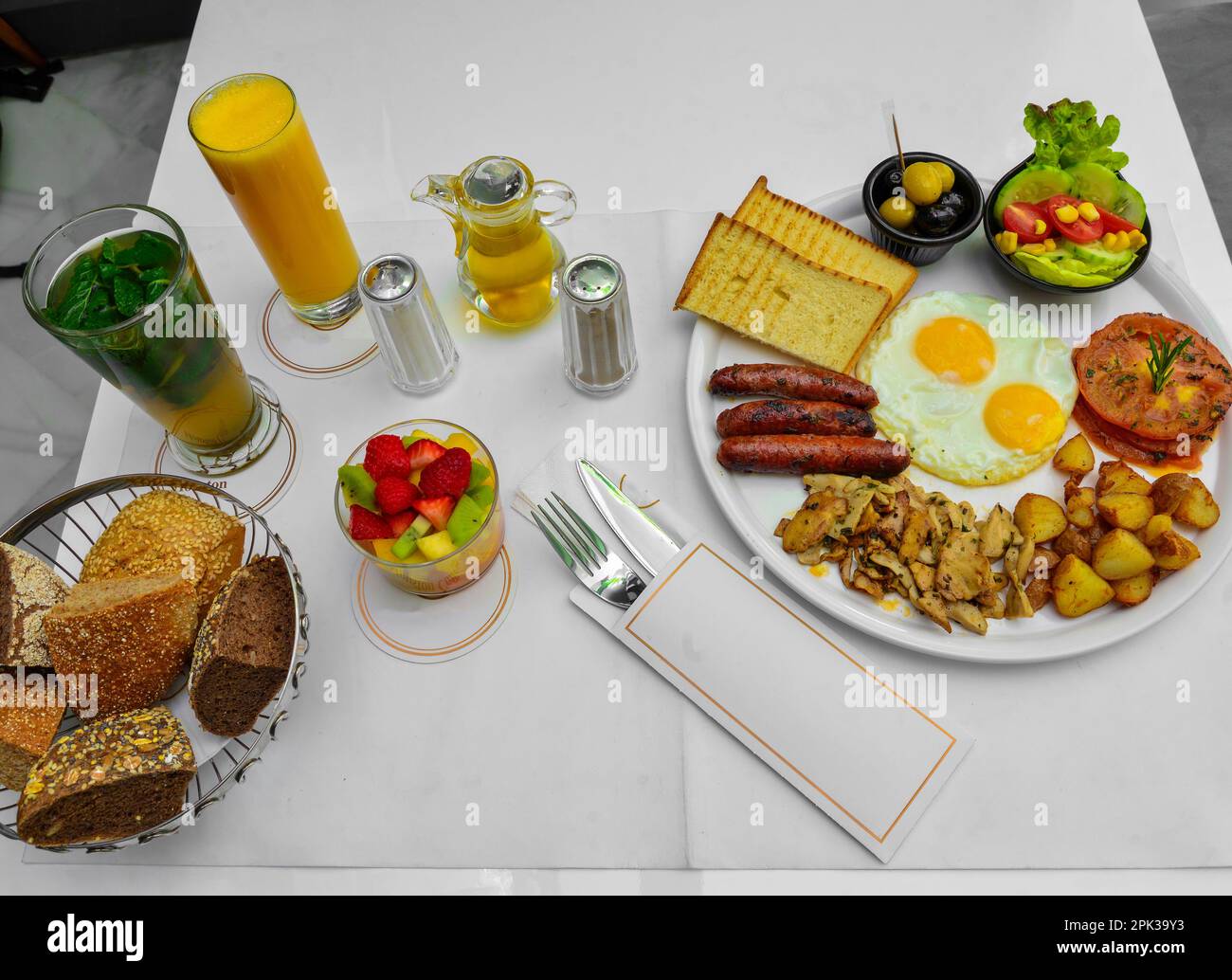 Varied breakfast hi-res stock photography and images - Alamy
