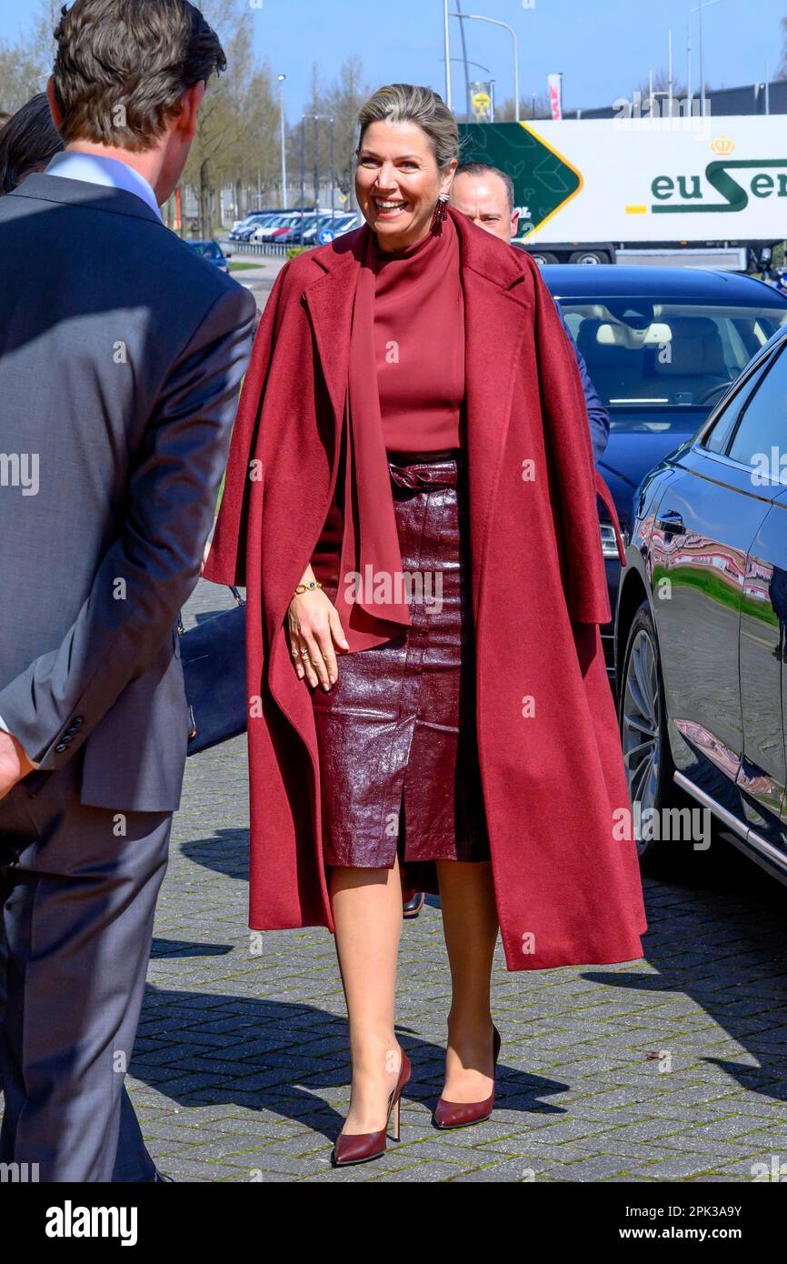 Raalte, The Netherlands. 05th Apr, 2023. Queen Maxima on a working ...